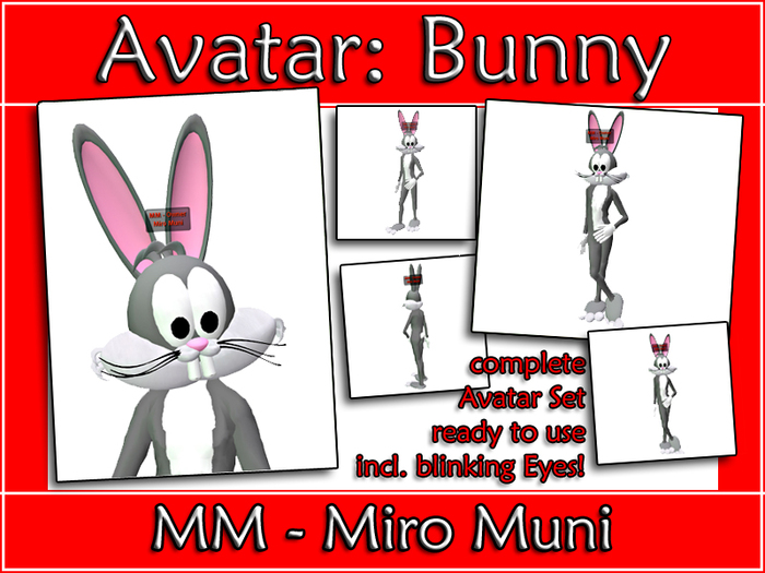 Second Life Marketplace Avatar Bunny